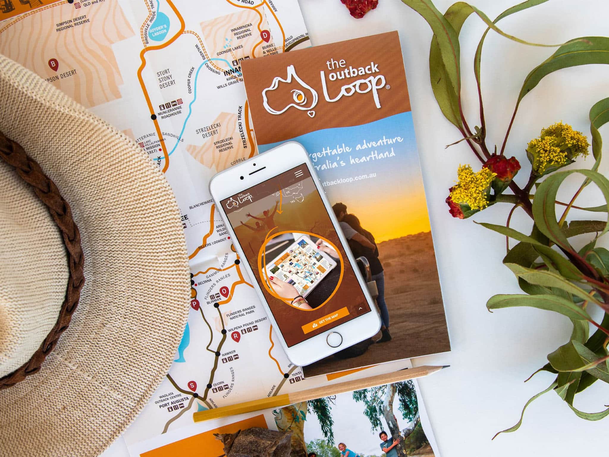 Map: The Outback Loop, South Australia | WOOF Media