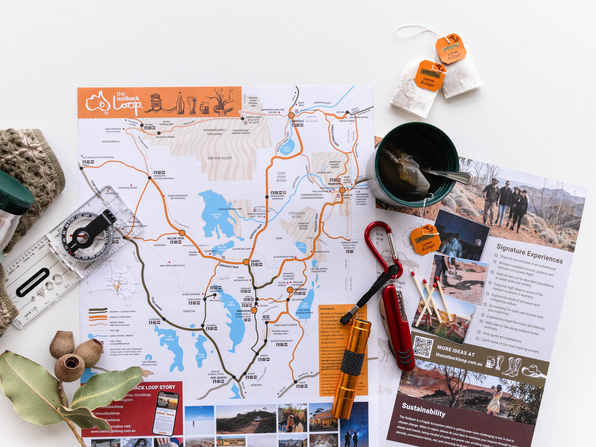 Map: The Outback Loop, South Australia | WOOF Media